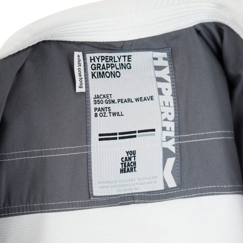 Hyperfly BJJ Gi Ladies Hyperlyte 2.5 white/grey - Hyperfly Europe